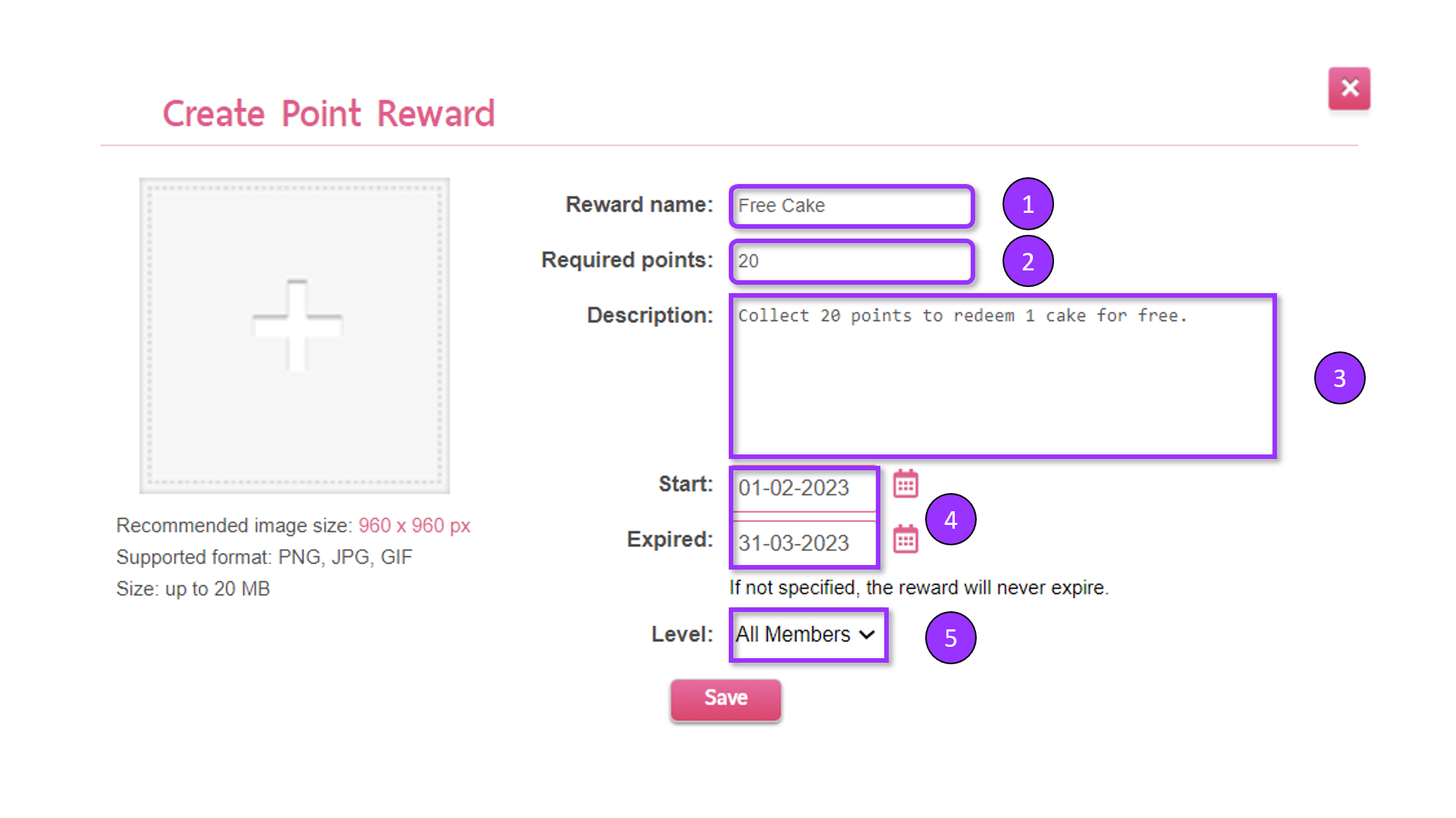 How to create rewards - Loga Blog