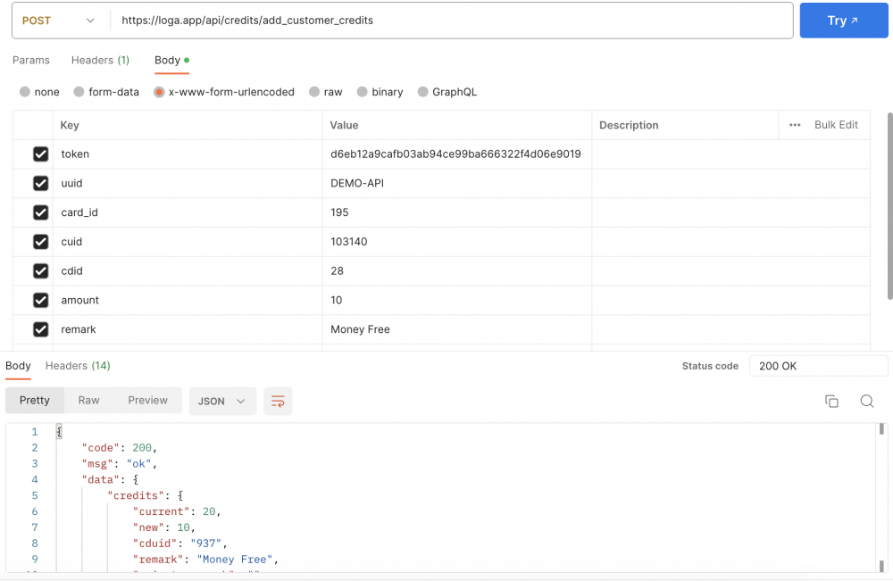Loga API Integration Guidelines - Loga