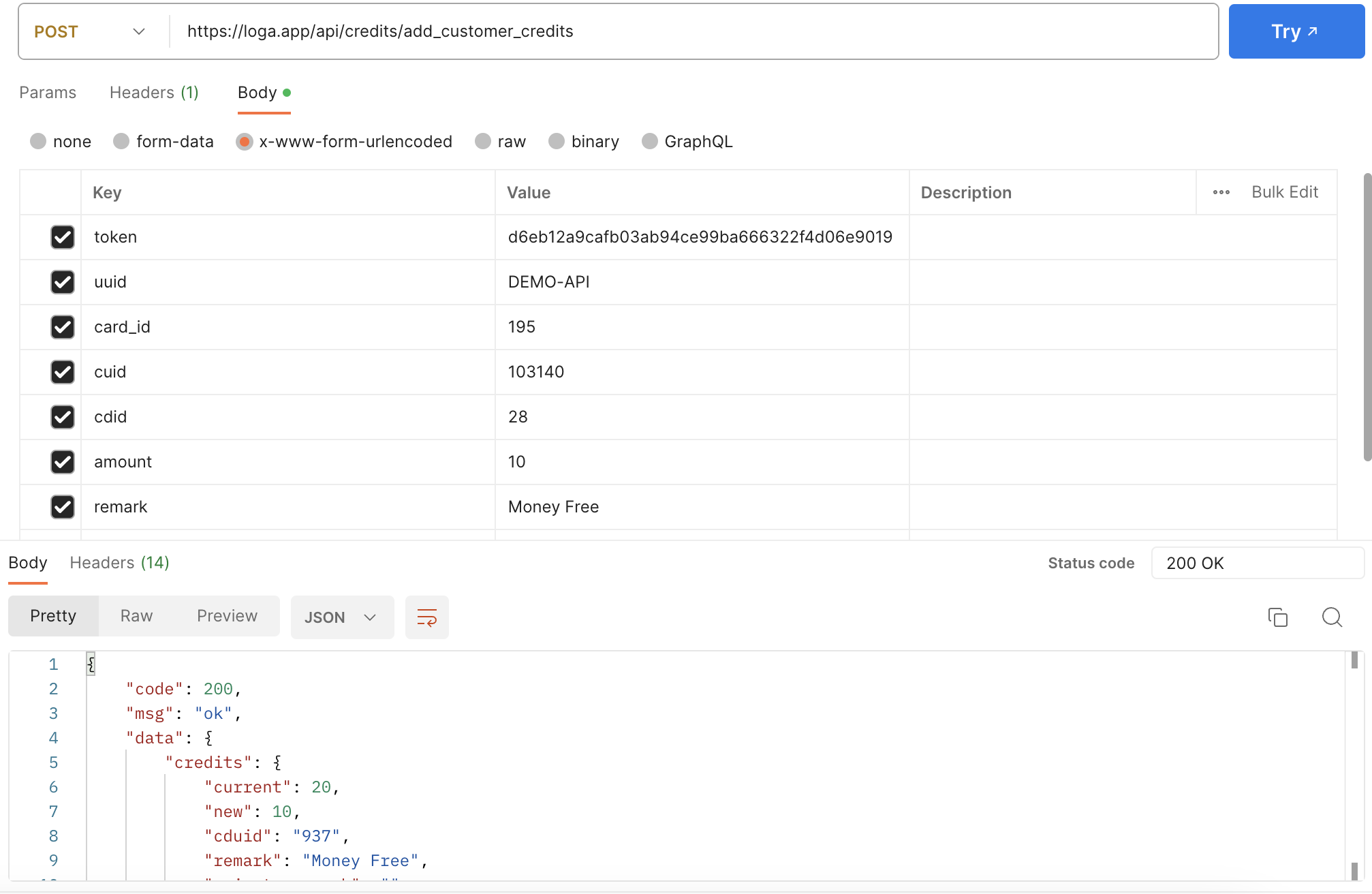 Loga API Integration Guidelines - Loga